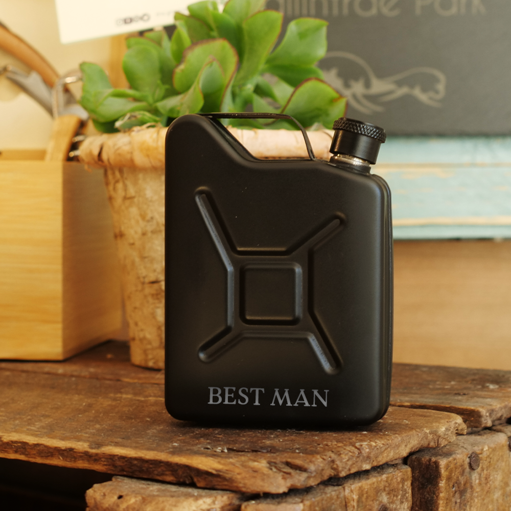 Personalised Jerry Can Hip Flask – Scorched Earth